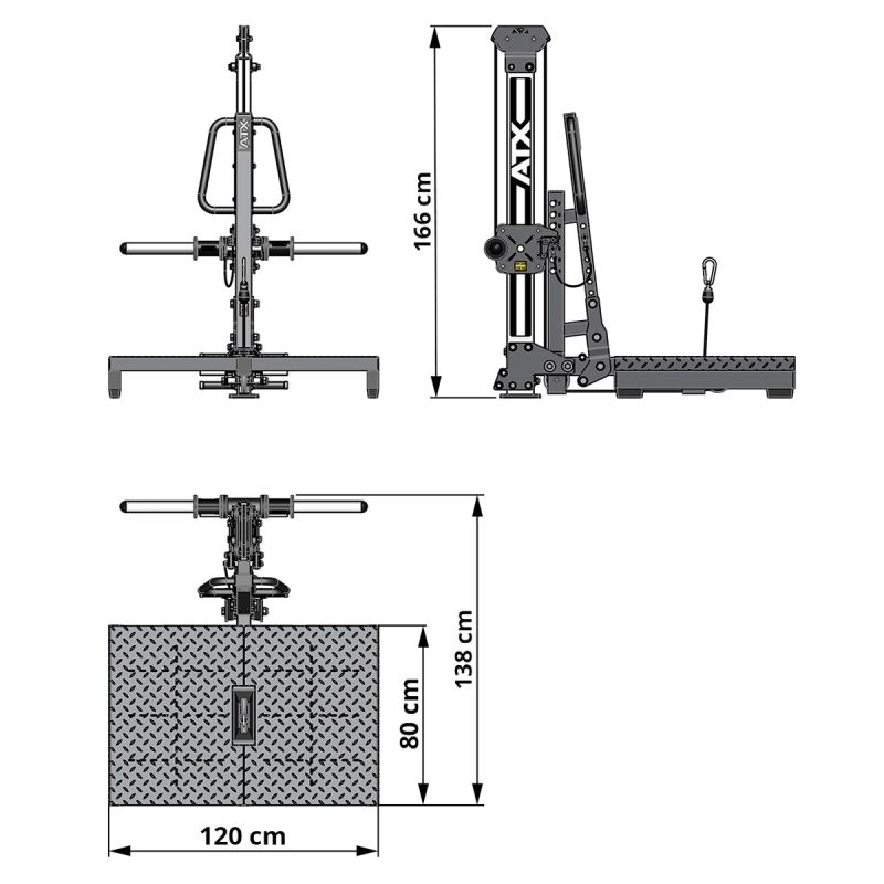 ATX Cable Belt Squat Machine - Fitness Seller