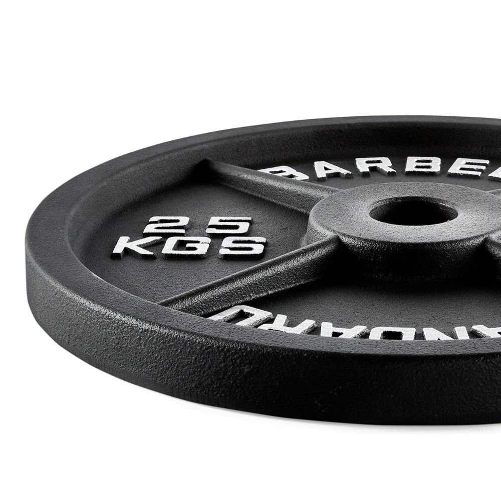 Standard Barbell Olympic Plates - Old school gietijzeren halterschijven ...