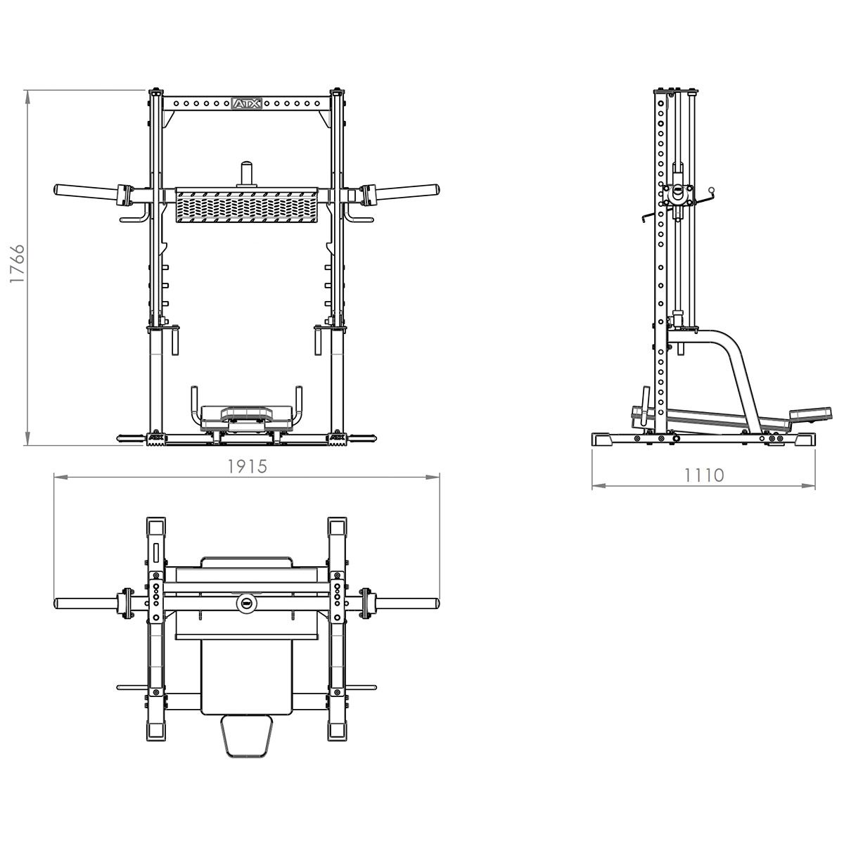 ATX Vertical Leg Press - Fitness Seller