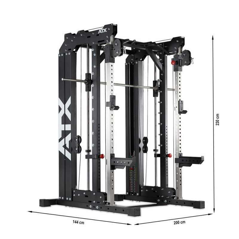 ATX Smith Cable Rack SCR-760 met Gewichtstapels - Fitness Seller