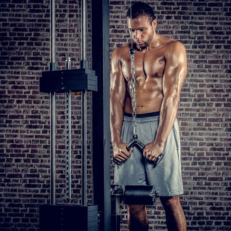 Tricepsgreep met ergo-rubbergrip - Fitness Seller