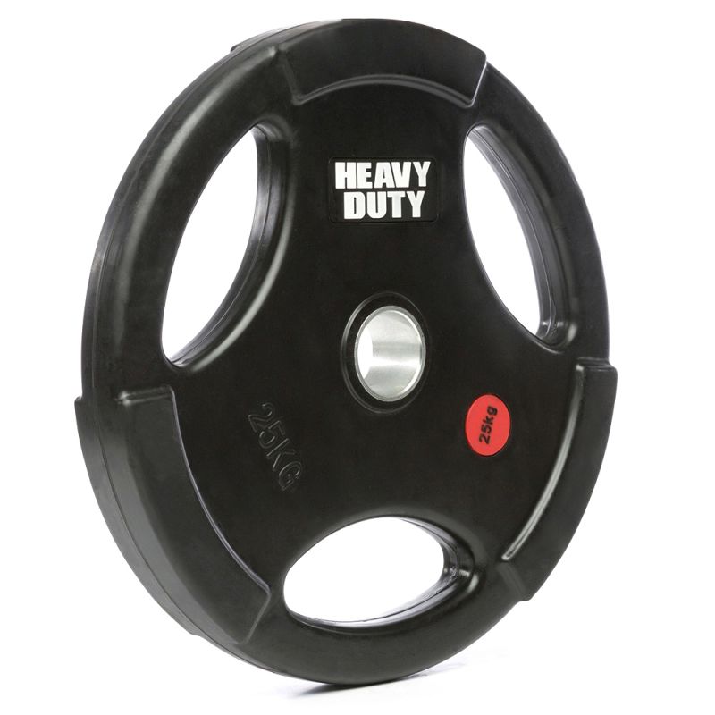 Olympische Halterset 140 kg Heavy Duty Rubber - Fitness Seller